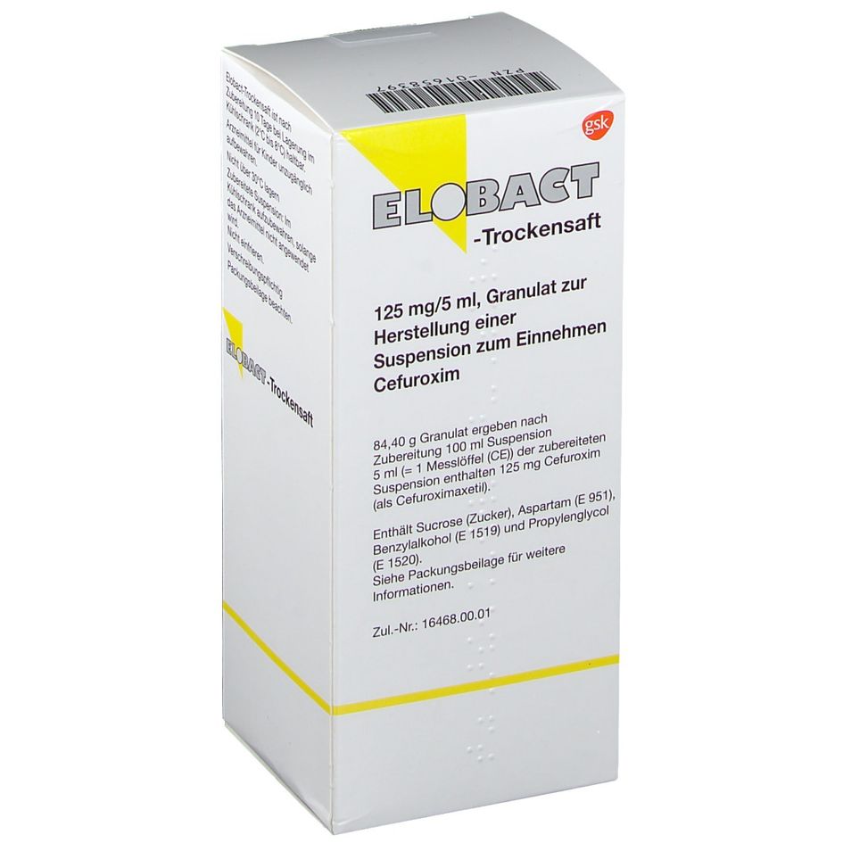 ELOBACT® - Trockensaft 125 mg/5 ml 100 ml - shop-apotheke.com