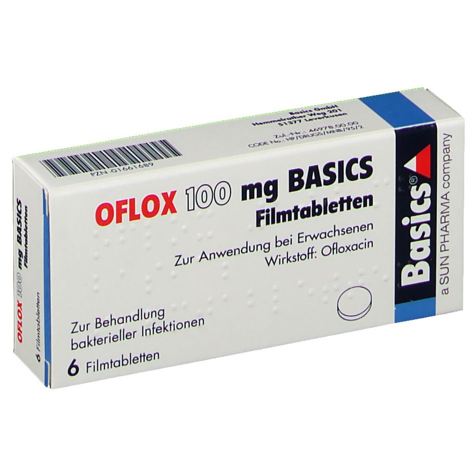 OFLOX 100 mg BASICS 6 St - shop-apotheke.com