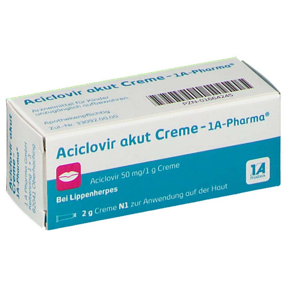 Aciclovir akut Creme - 1A Pharma® 2 g - shop-apotheke.com