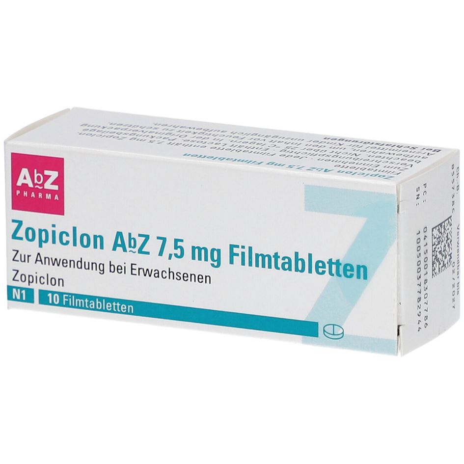 Zopiclon AbZ 7,5 mg 10 St - shop-apotheke.com