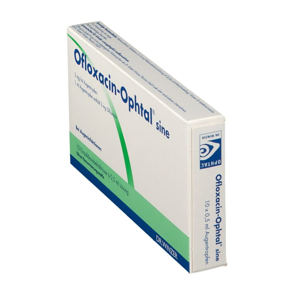 Ofloxacin-Ophtal Sine 3 mg/ml 10x0,5 ml - shop-apotheke.com