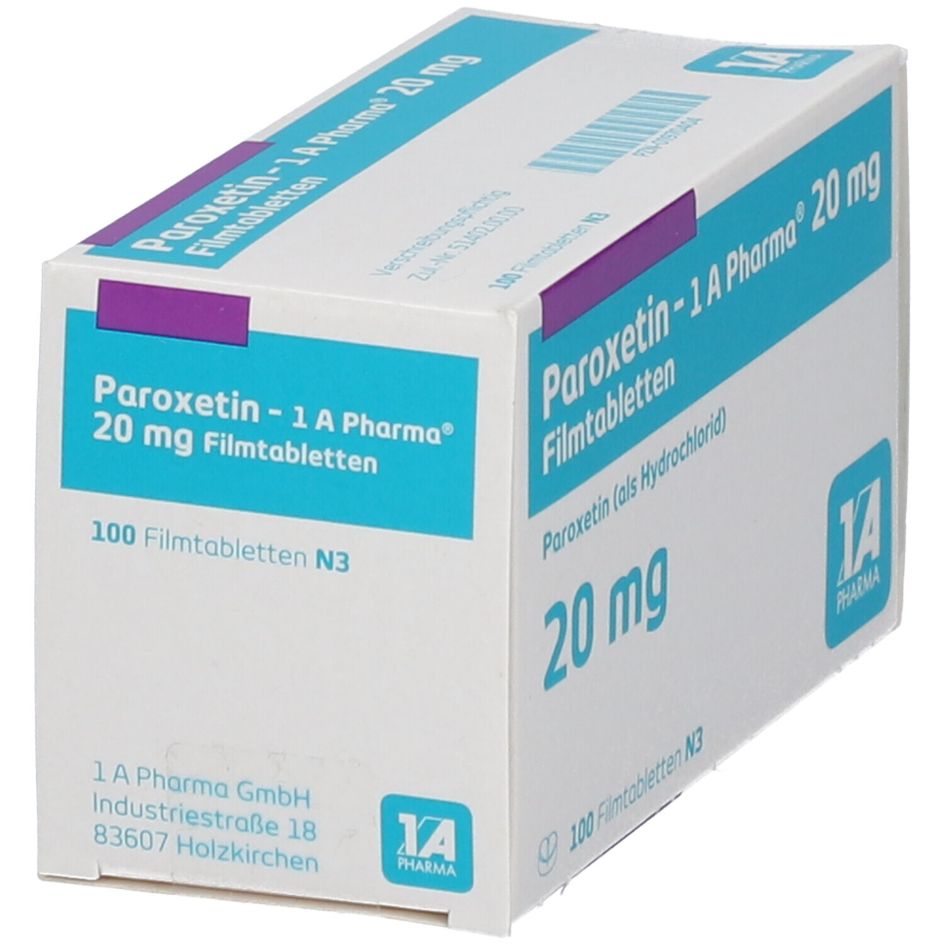Paroxetin - 1 A Pharma® 20 mg 100 St - shop-apotheke.com