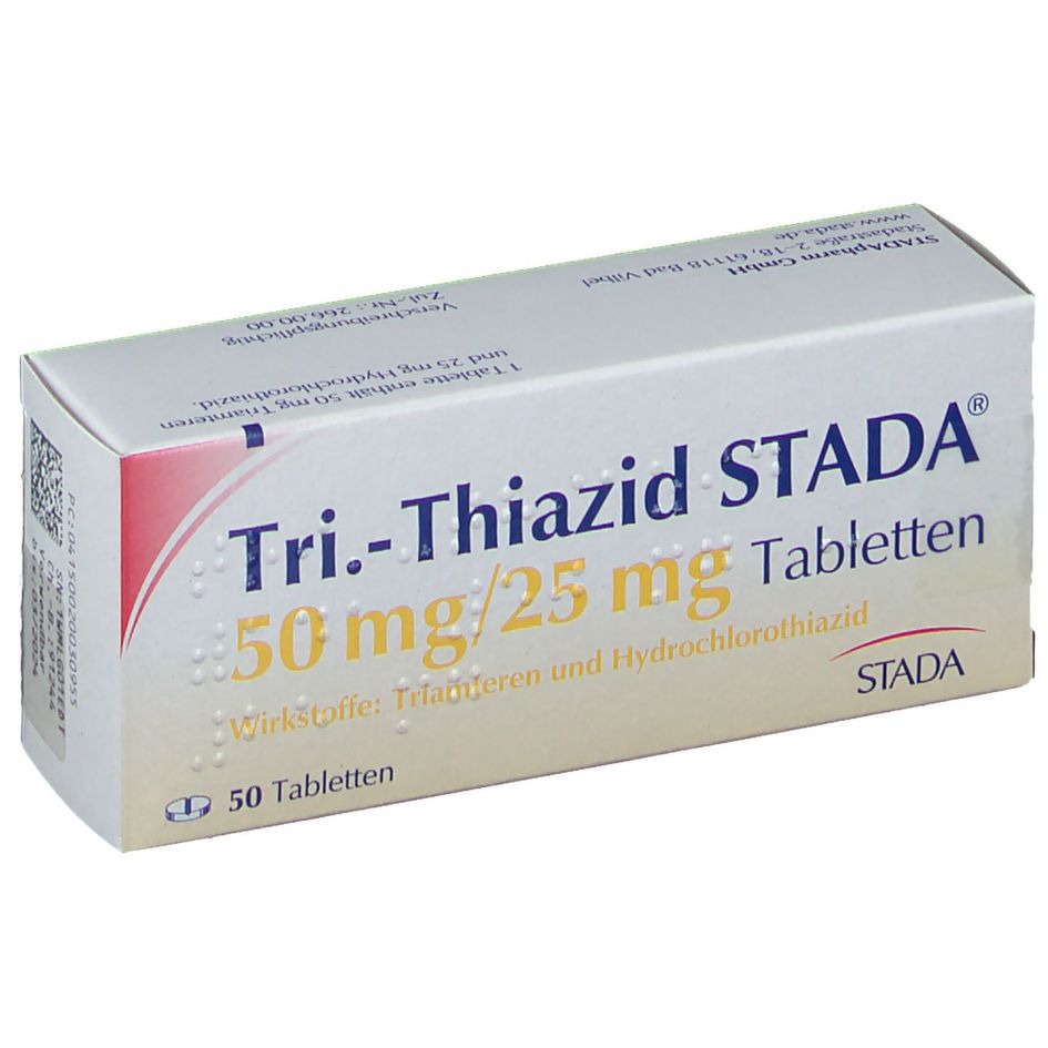 Tri.-Thiazid STADA® 50 mg/25 mg 50 St - shop-apotheke.com