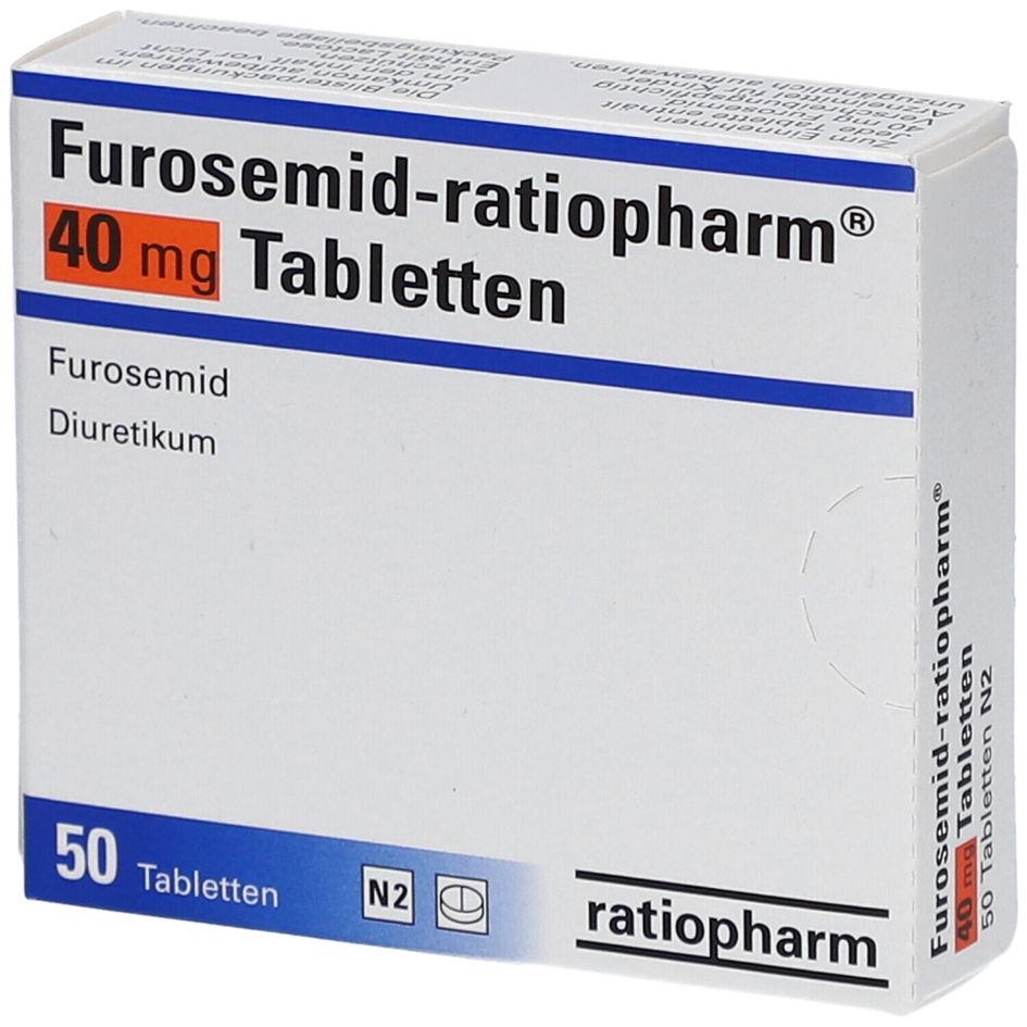 Furosemid-ratiopharm® 40 mg 50 St - shop-apotheke.com