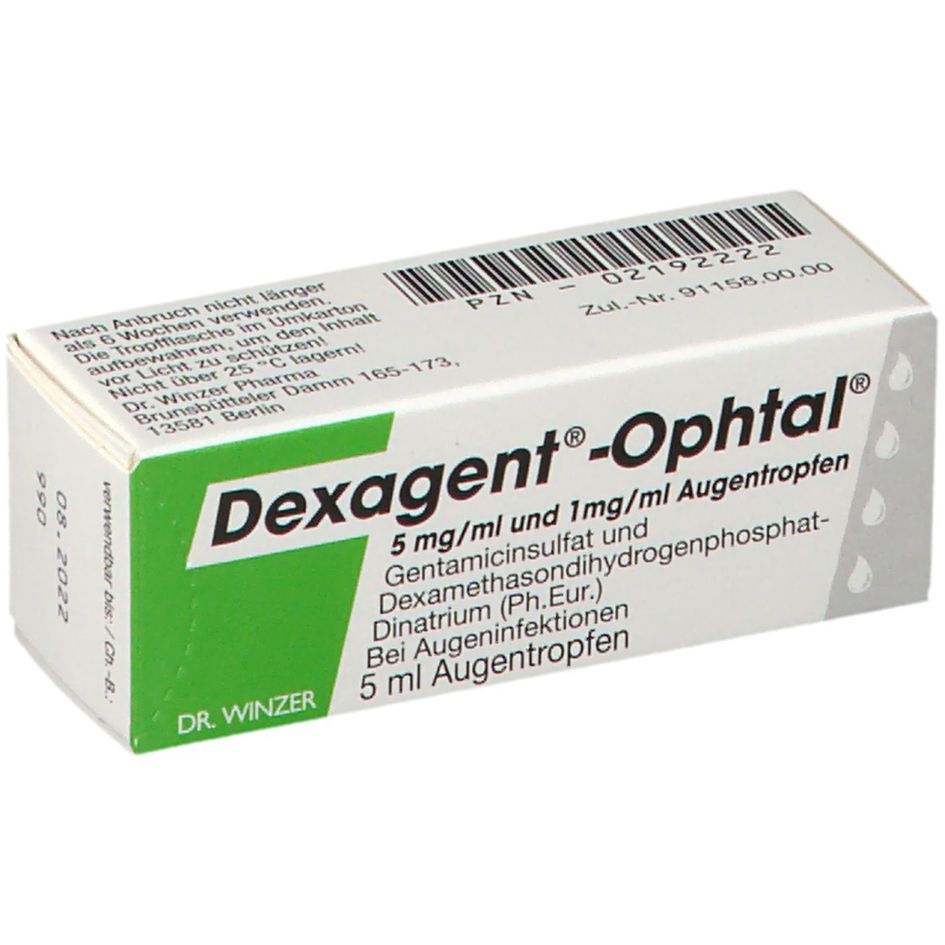 Dexagent®-Ophtal® 5 mg/ml und 1 mg/ml 5 ml - shop-apotheke.com