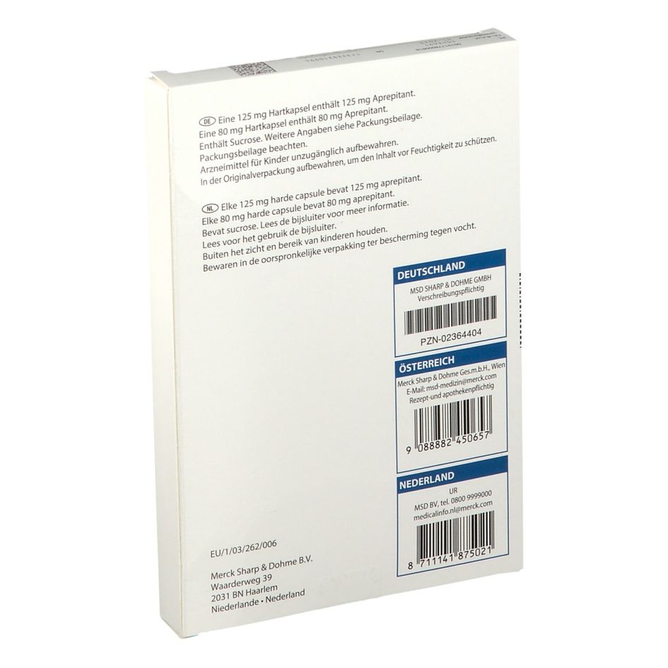 EMEND® 125 mg/80 mg 3 St - shop-apotheke.com