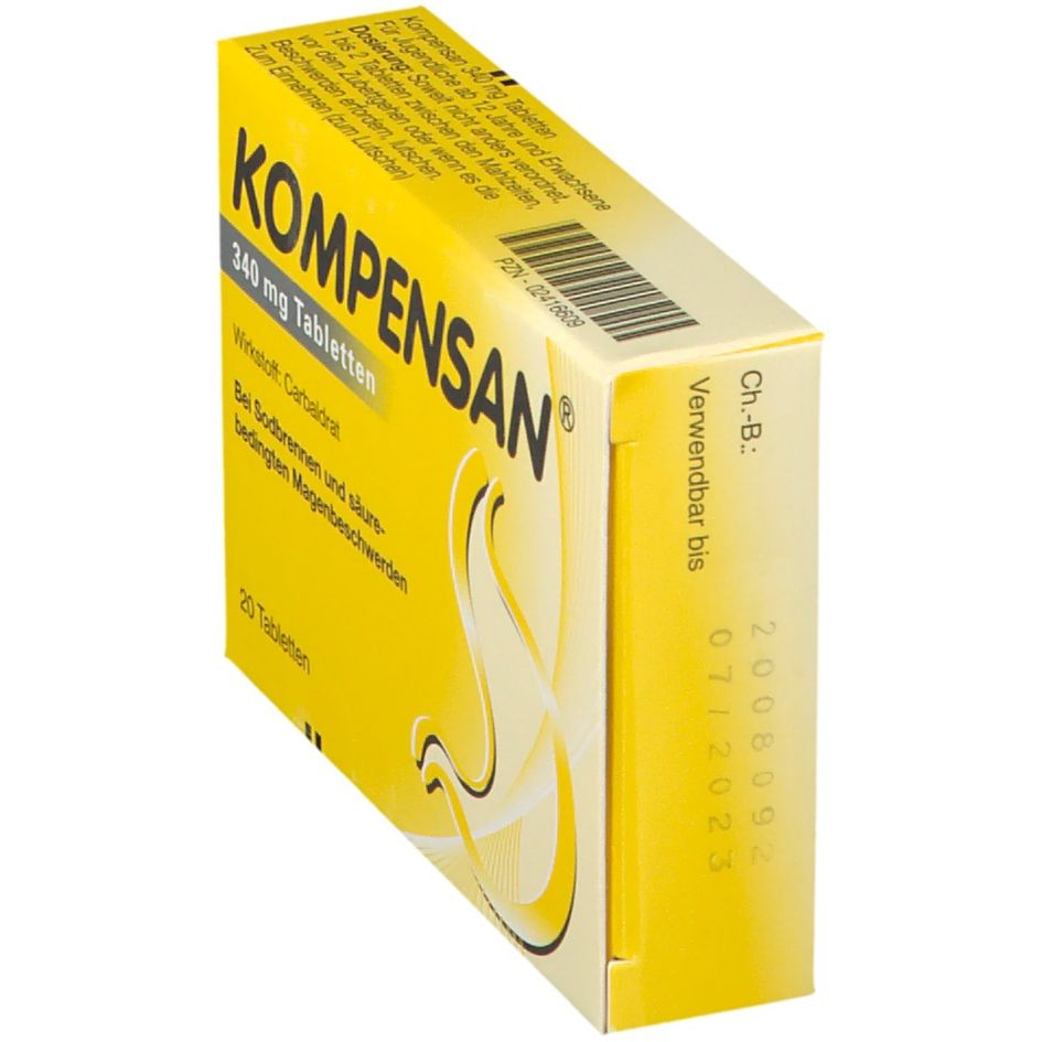 KOMPENSAN® 340 mg 20 St - shop-apotheke.com