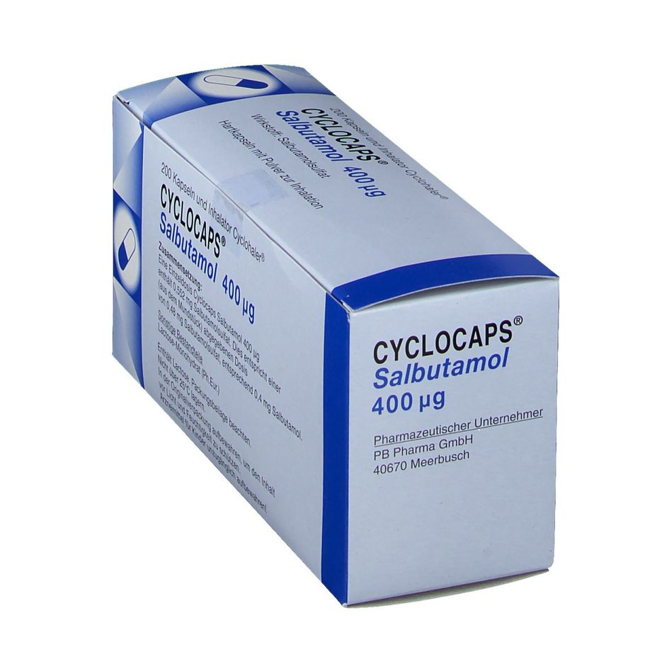 Cyclocaps Salbutamol 400ug Inh.Kaps.+Cycloh. 200 St - shop-apotheke.com