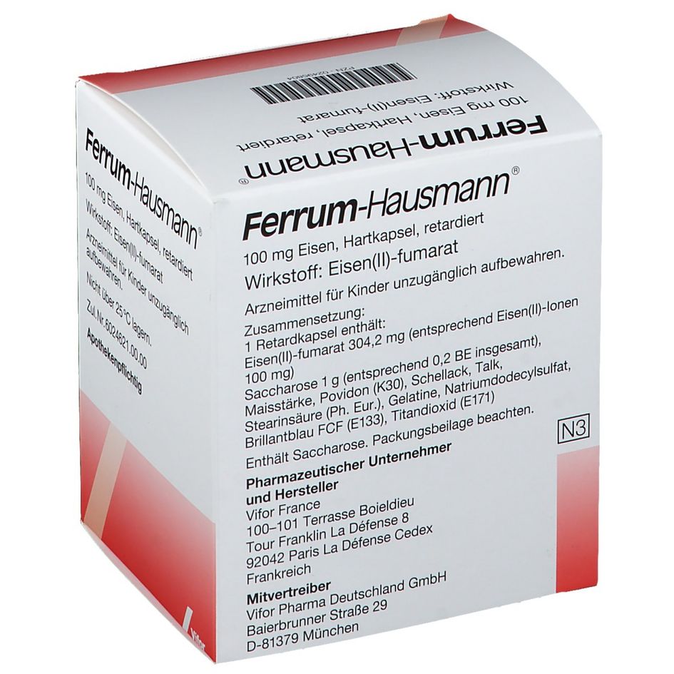 Ferrum Hausmann Retardkapseln 100 St - shop-apotheke.com