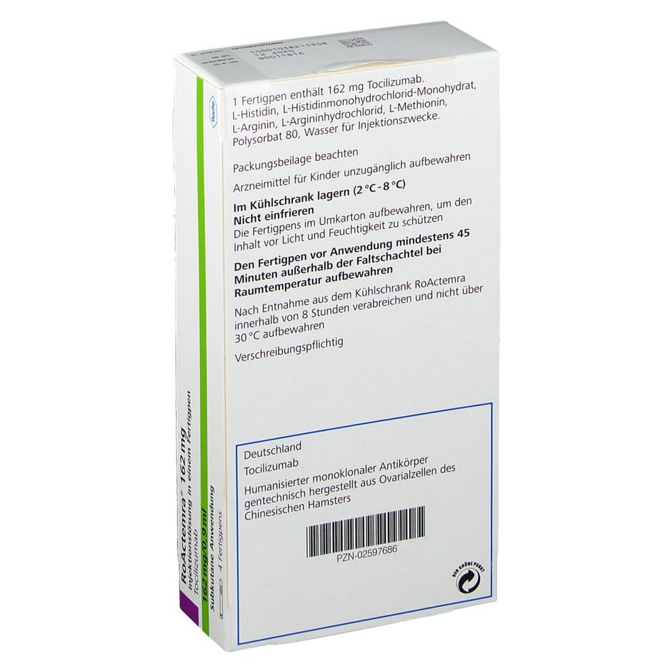 RoActemra® 162 mg 4 St - shop-apotheke.com