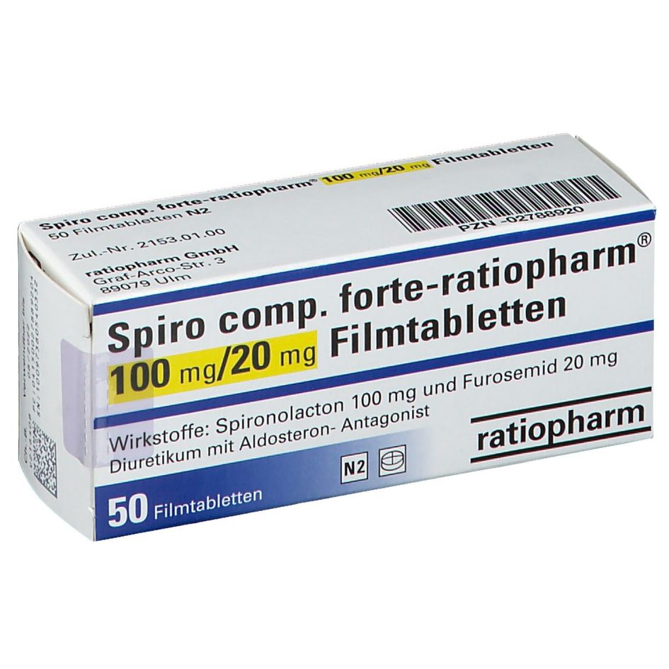 Spiro comp. forte-ratiopharm® 100 mg/20 mg 50 St - shop-apotheke.com