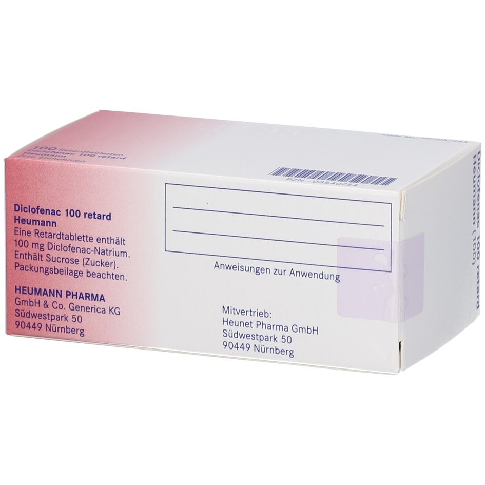 Diclofenac 100 retard Heumann 100 St - shop-apotheke.com