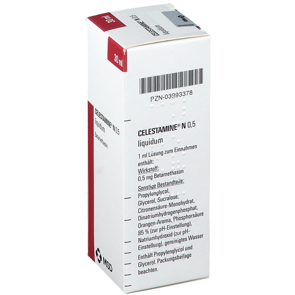 CELESTAMINE® N 0,5 liquidum 30 ml - shop-apotheke.com
