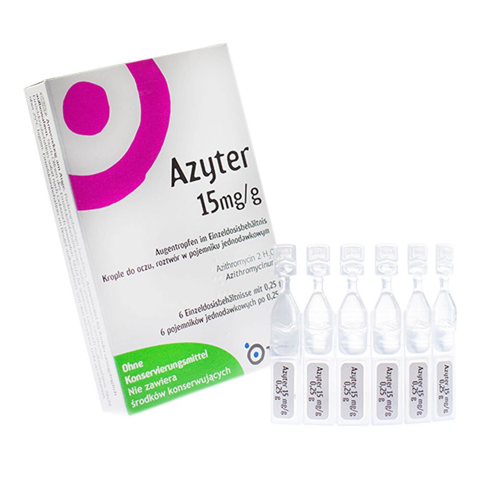 Azyter 15 mg/g 6x0,25 g - shop-apotheke.com
