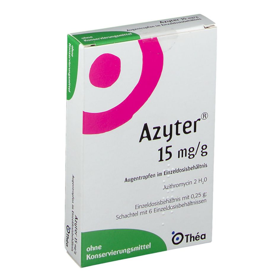 Azyter 15 mg/g 6x0,25 g - shop-apotheke.com