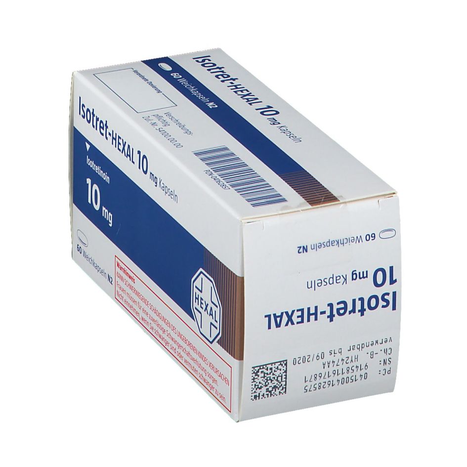 Isotret-HEXAL 10 mg 60 St - shop-apotheke.com