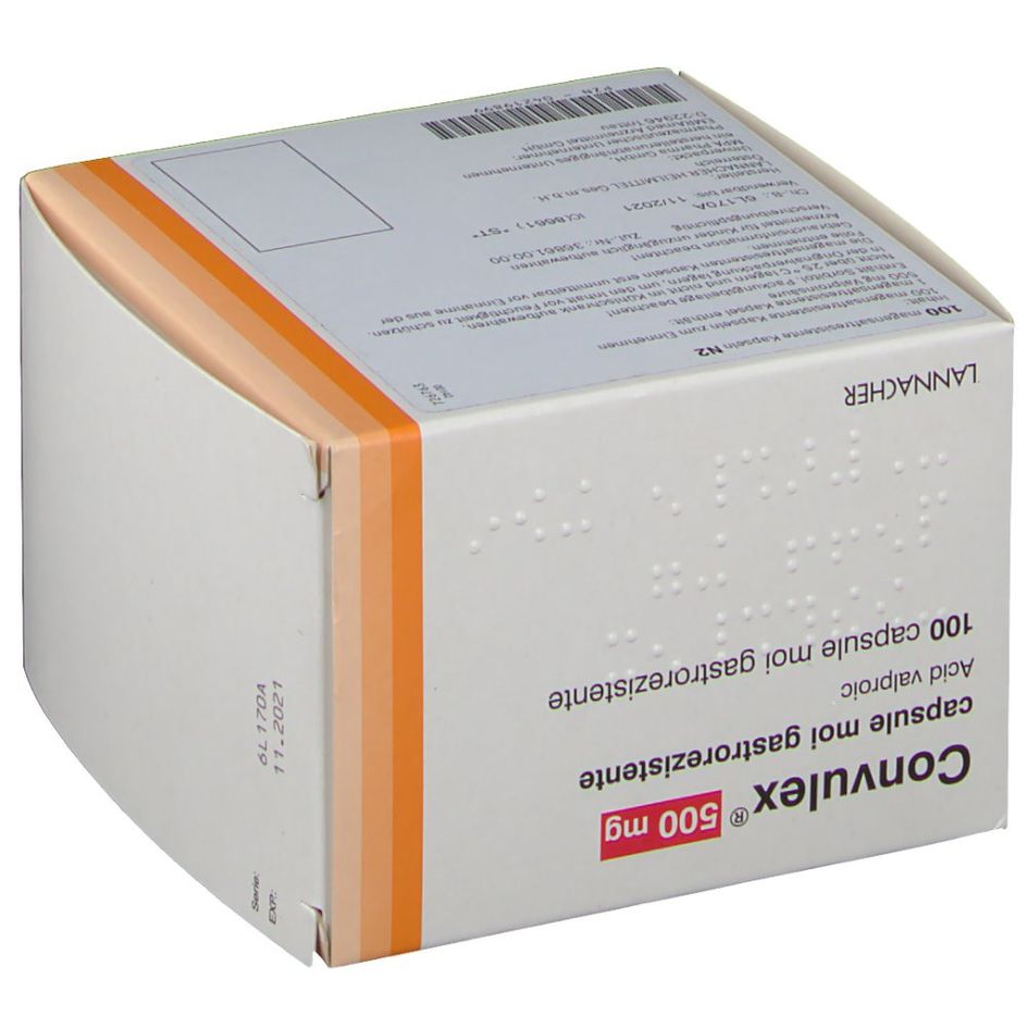 Convulex® 500 mg 100 St - shop-apotheke.com