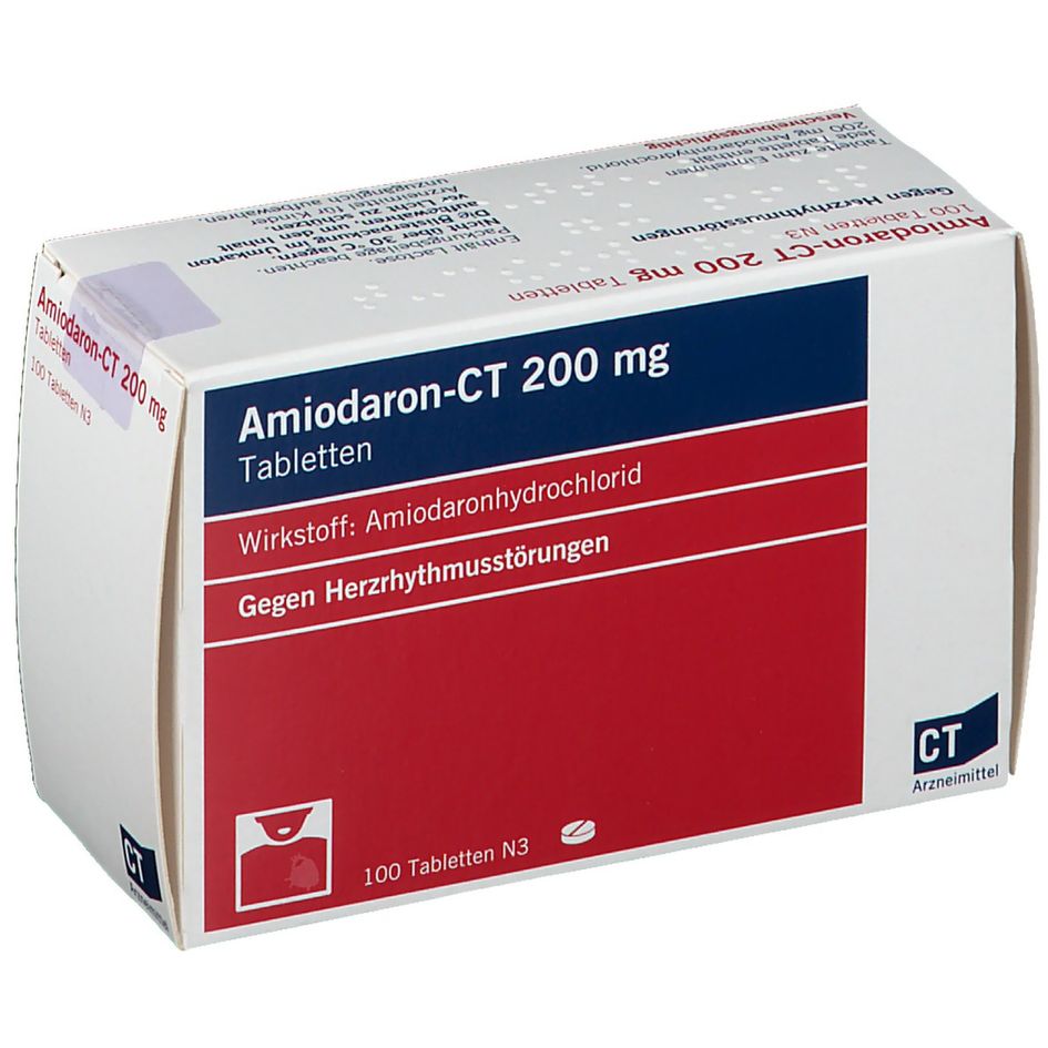 Amiodaron-CT 200 mg 100 St - shop-apotheke.com