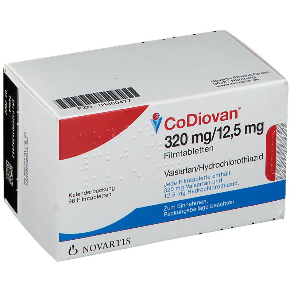 CoDiovan® 320 mg/12,5 mg 98 St - shop-apotheke.com