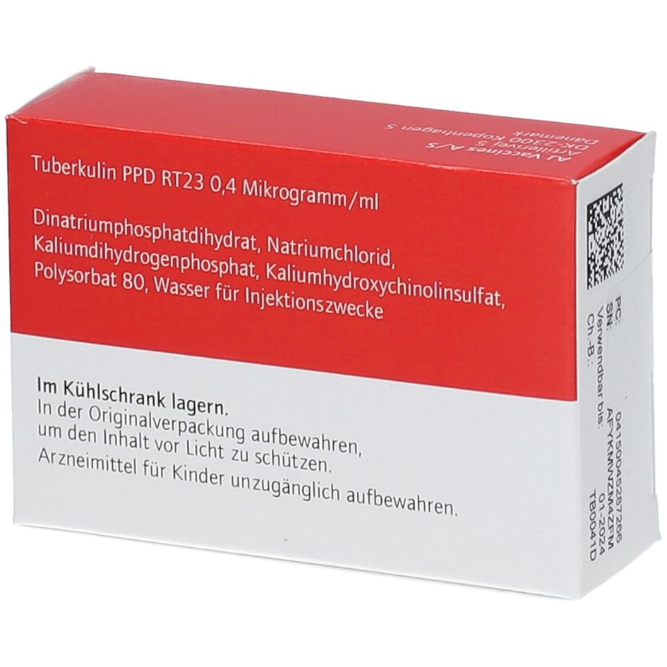 Tuberkulin Ppd Rt23 Ssi 2 T.E. 1,5 ml - shop-apotheke.com