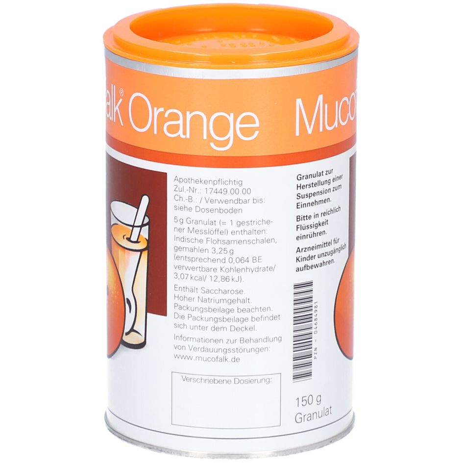 Mucofalk® Orange Dose Granulat 150 g - shop-apotheke.com