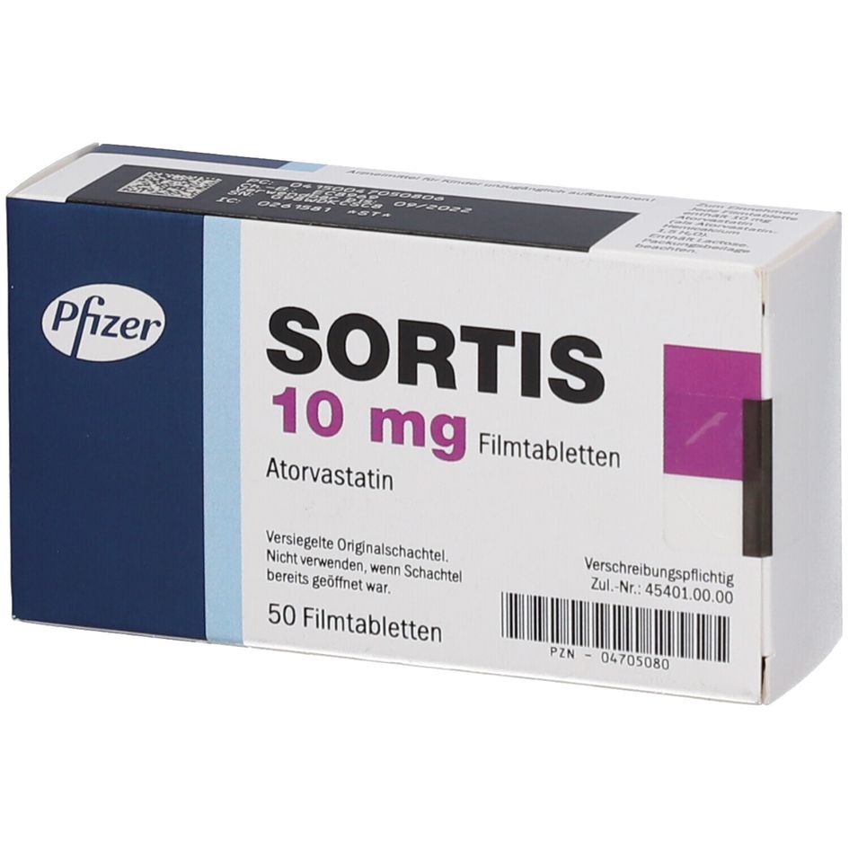 Sortis 10 mg 50 St - shop-apotheke.com