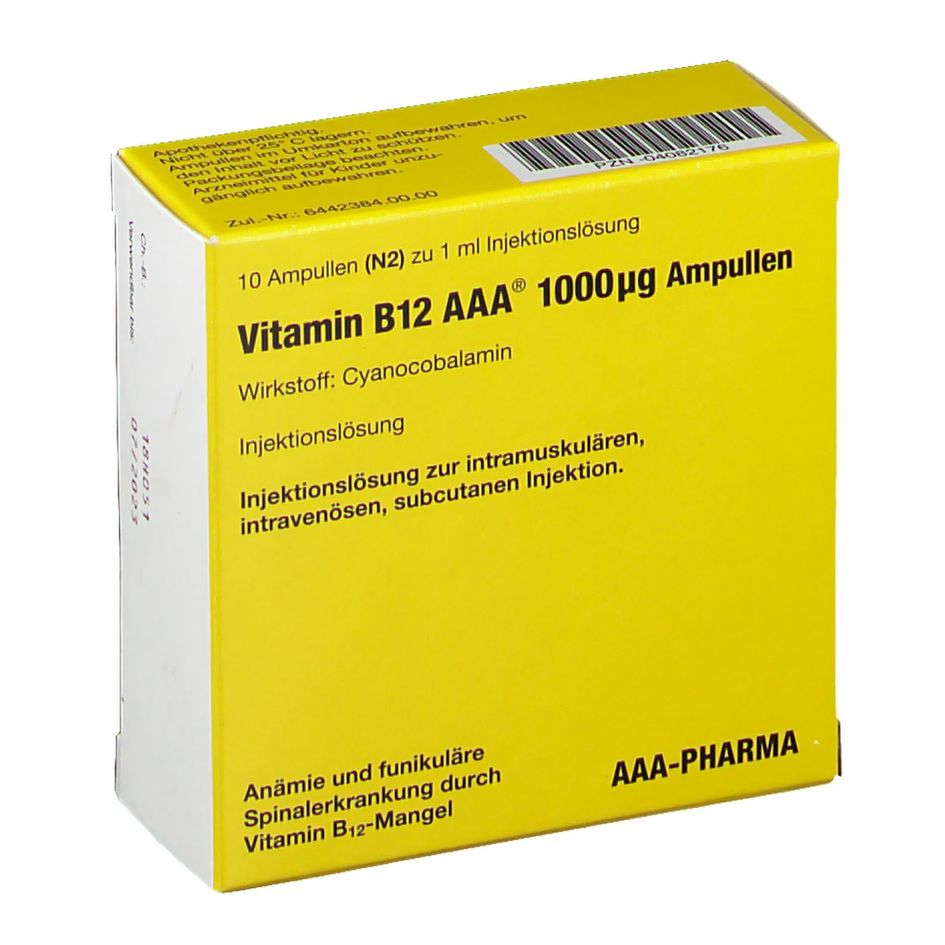 Vitamin B12 AAA® 1000µg Ampullen 10x1 ml - shop-apotheke.com