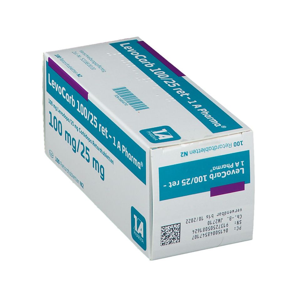 LevoCarb 100/25 ret - 1 A Pharma® 100 St - shop-apotheke.com