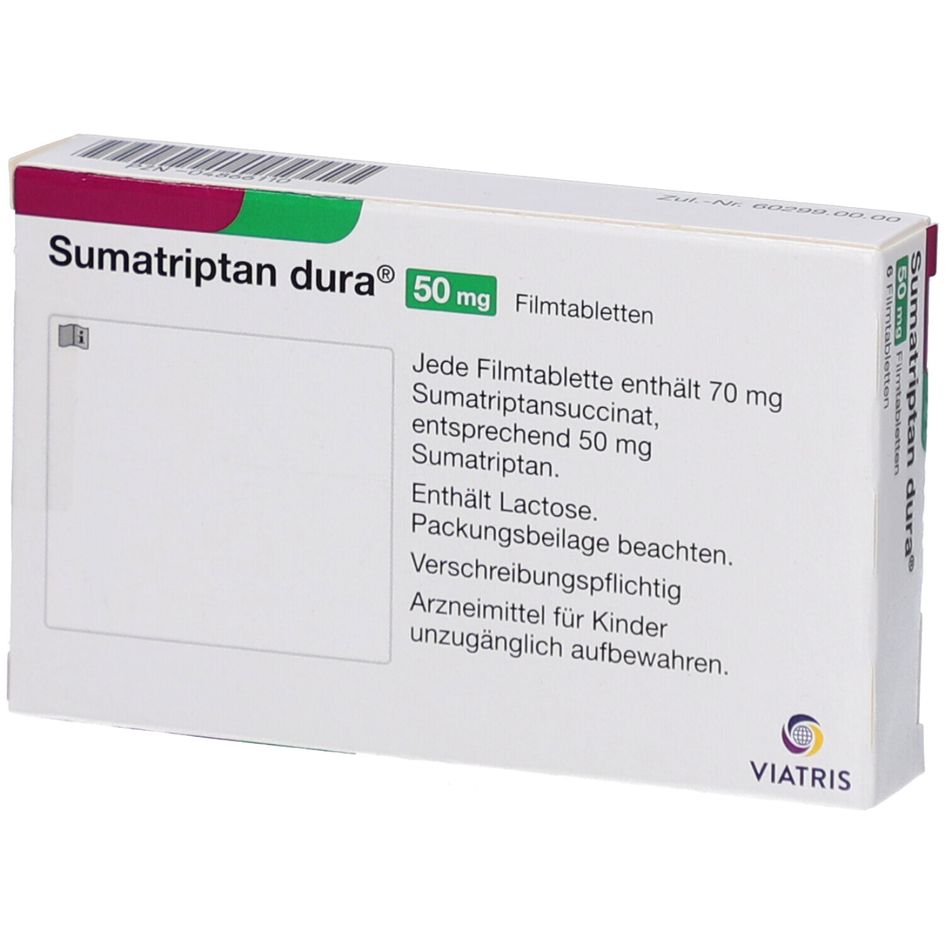 Sumatriptan dura® 50 mg 6 St - shop-apotheke.com