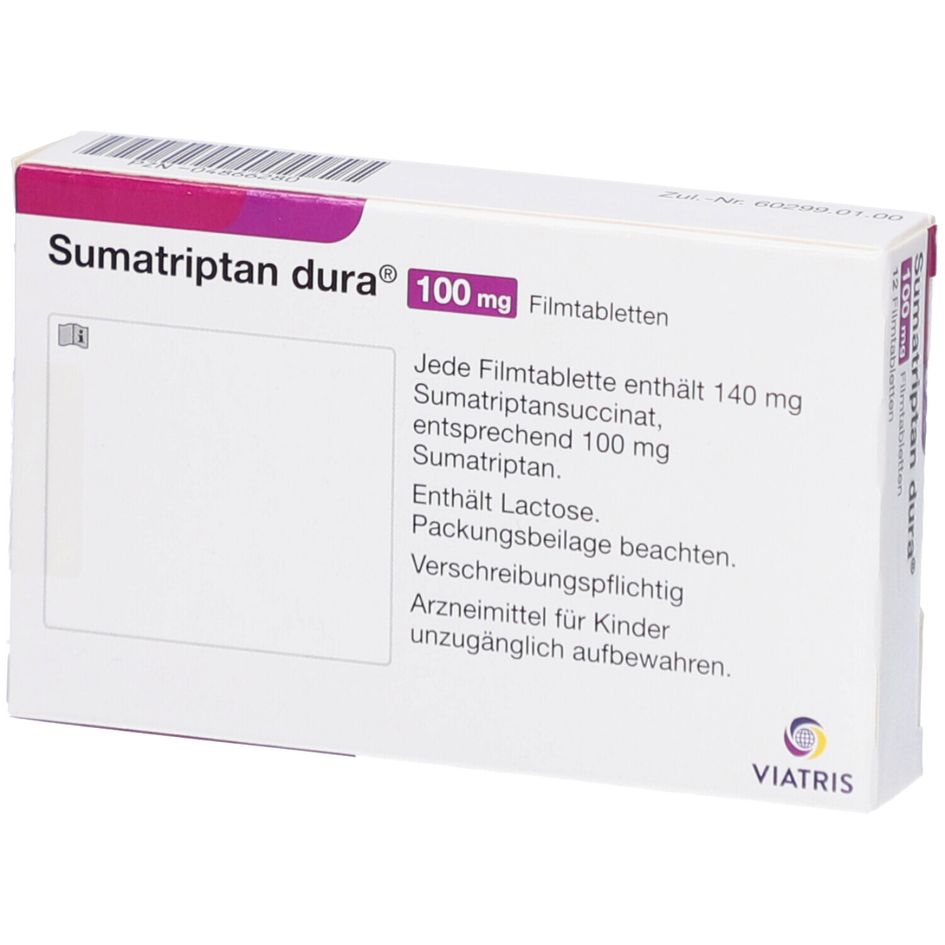 Sumatriptan dura® 100 mg 12 St - shop-apotheke.com