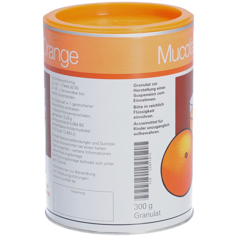 Mucofalk® Orange Dose Granulat 300 g - shop-apotheke.com