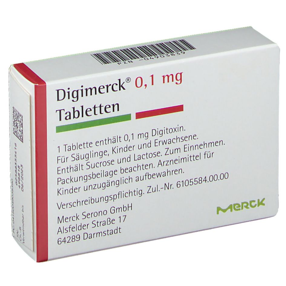 Digimerck® 0,1 mg 30 St - shop-apotheke.com