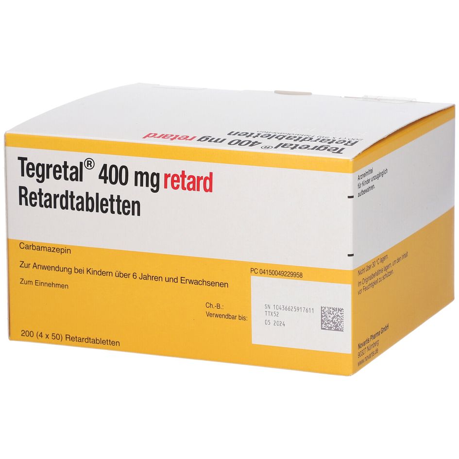 Tegretal® 400 mg retard 4x50 St - shop-apotheke.com