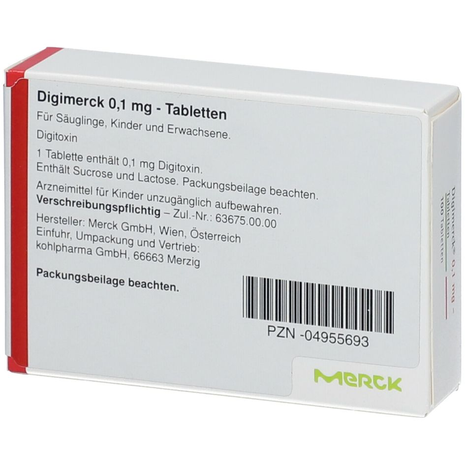 DIGIMERCK 0,1 mg Tabletten 100 St - shop-apotheke.com