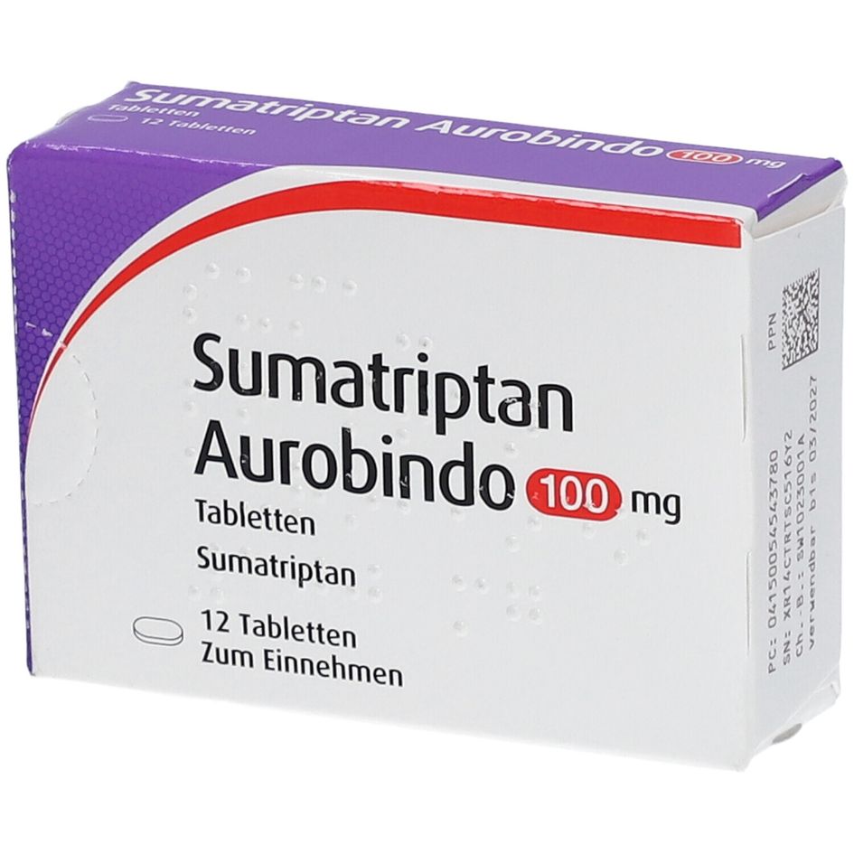 Sumatriptan Aurobindo 100 mg 12 St - shop-apotheke.com