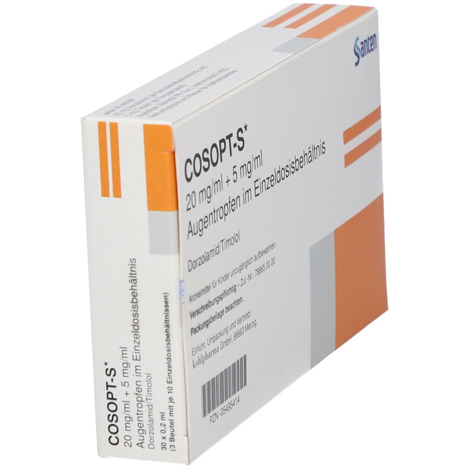 Cosopt-S 20 mg/ml + 5 mg/ml 30x0,2 ml - shop-apotheke.com