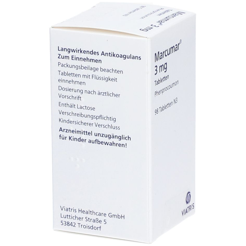 Marcumar® 3 mg 98 St - shop-apotheke.com