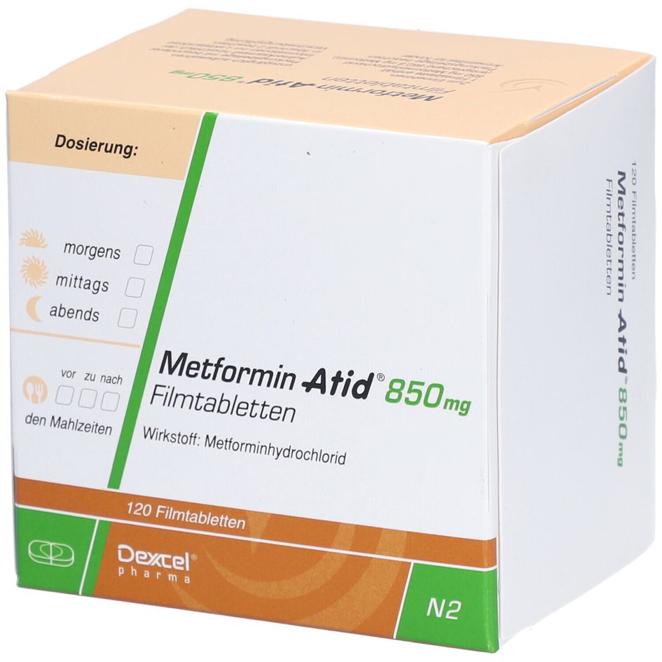 Metformin Atid® 850 mg 120 St - shop-apotheke.com