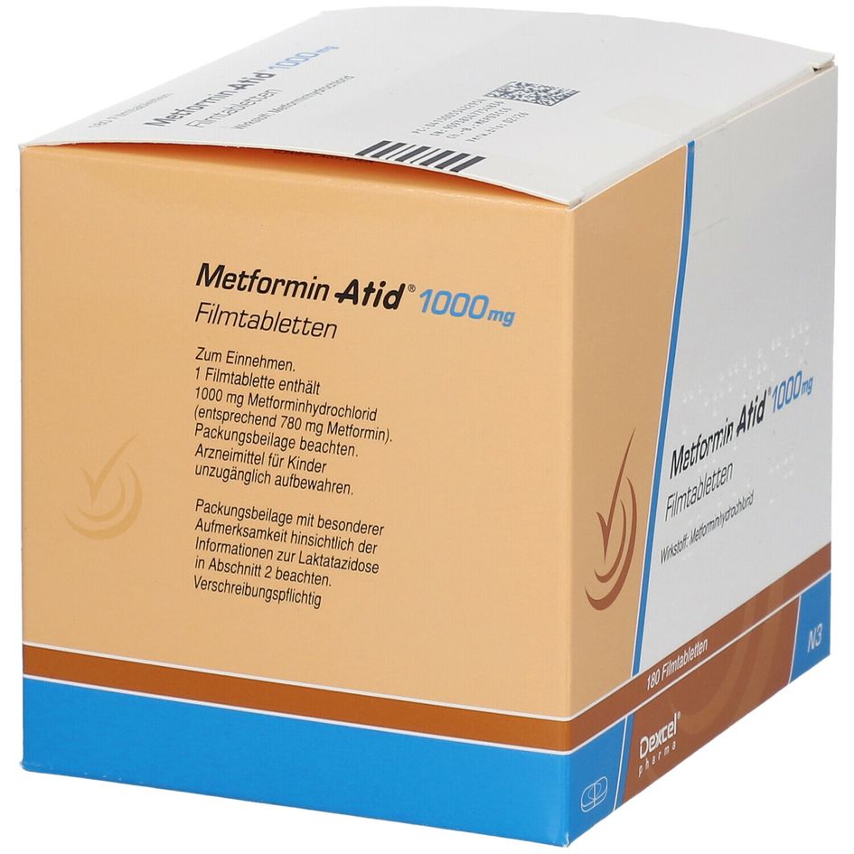 Metformin Atid® 1000 mg 180 St - shop-apotheke.com