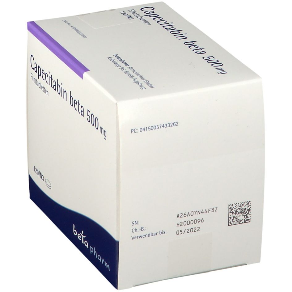 Capecitabin beta 500 mg 120 St - shop-apotheke.com