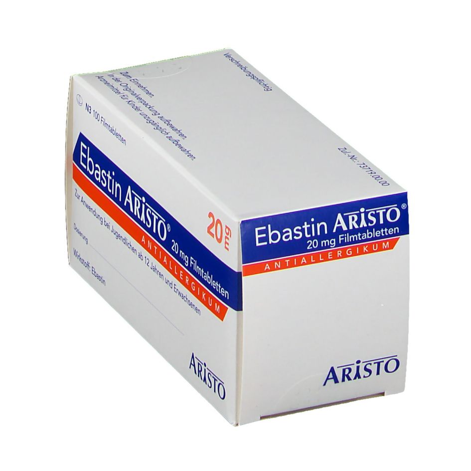 Ebastin Aristo® 20 mg 100 St - shop-apotheke.com