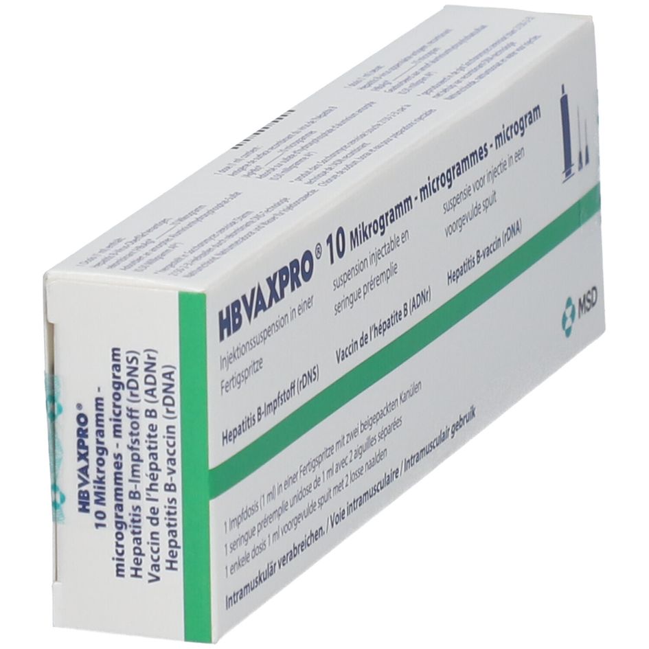 HBVAXPRO® 10 Mikrogramm 1 ml - shop-apotheke.com