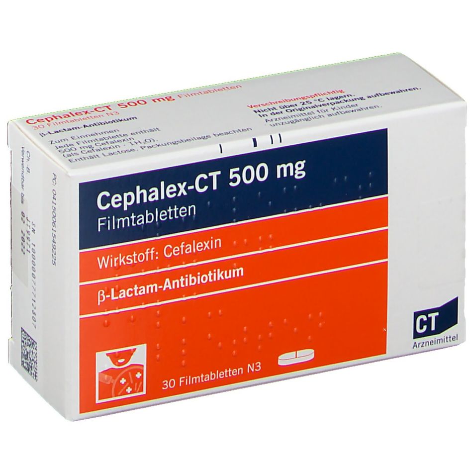 Cephalex-CT 500 mg 30 St - shop-apotheke.com