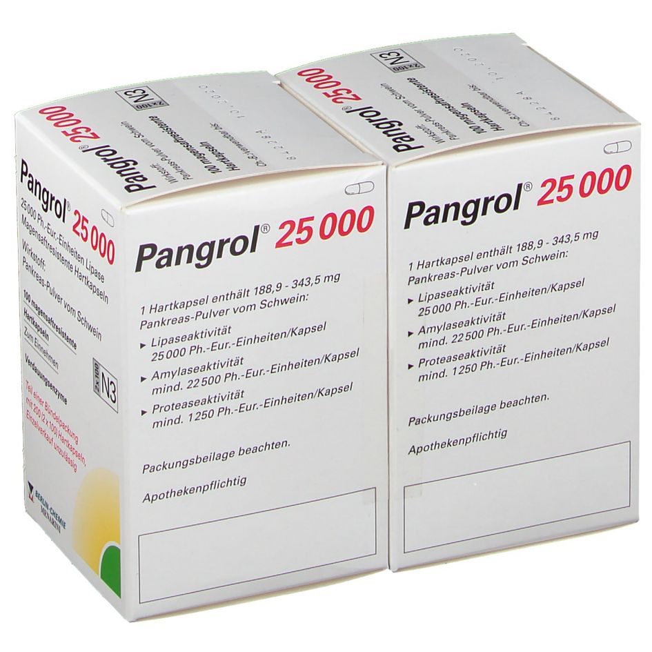 Pangrol® 25000 Kapseln 200 St - shop-apotheke.com