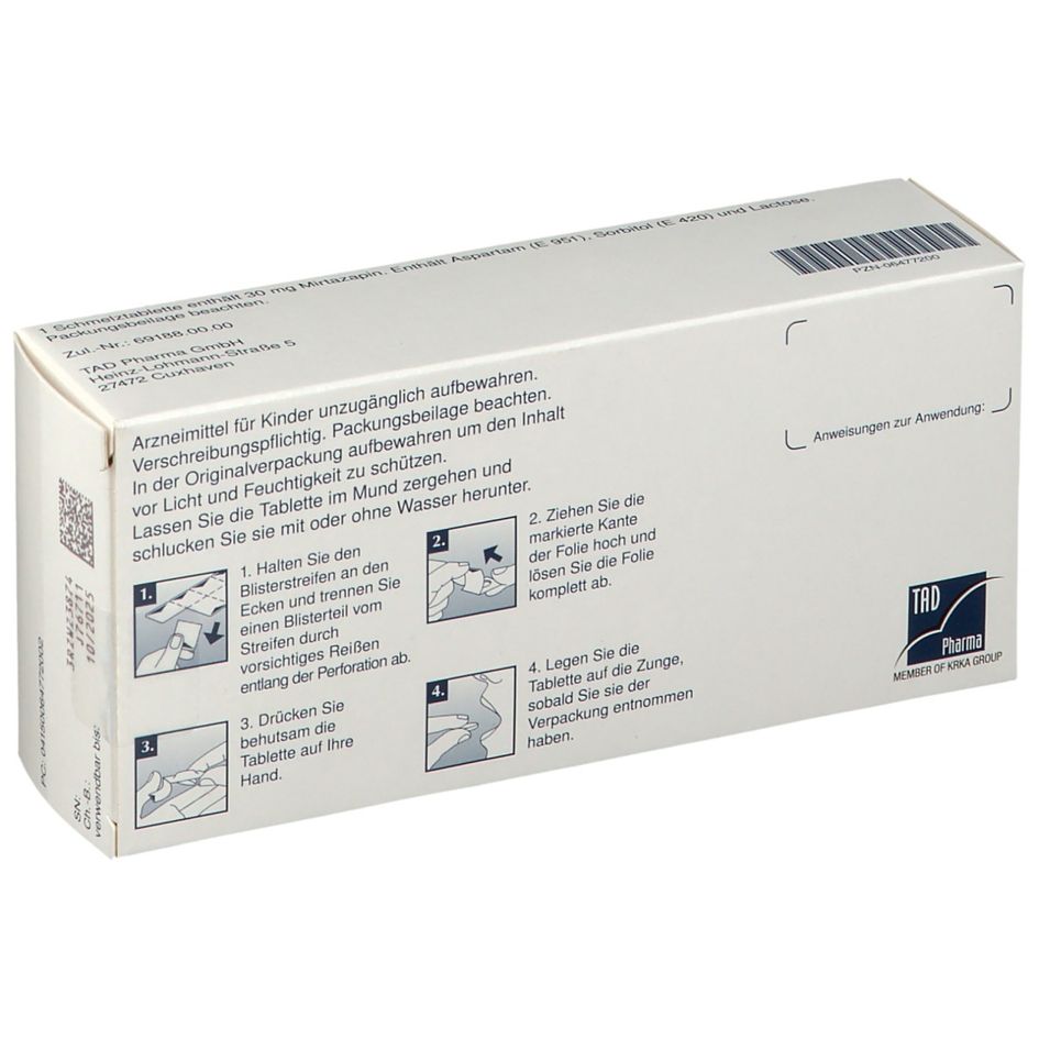 Mirta TAD® 30 mg 50 St - shop-apotheke.com