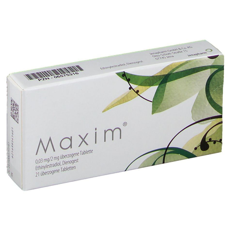 Maxim® 0,030 mg/2 mg 21 St - shop-apotheke.com