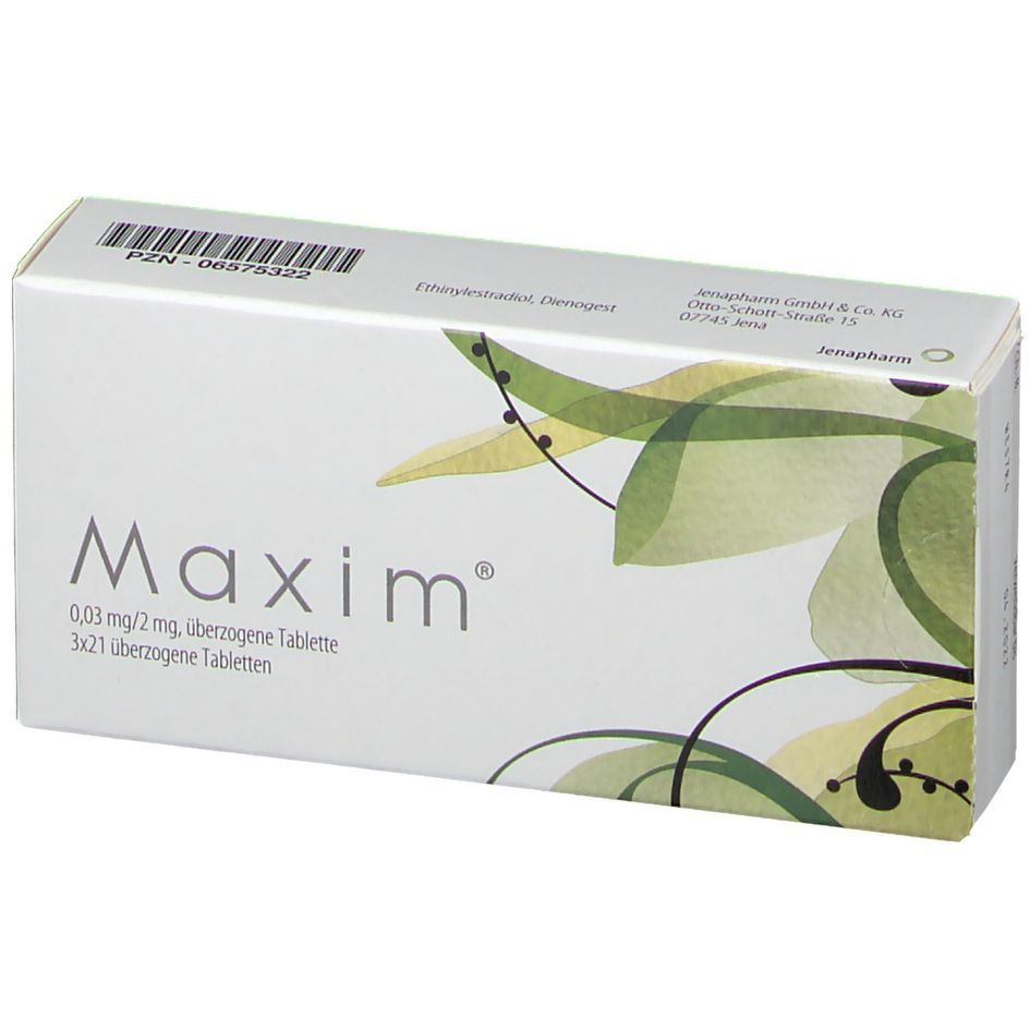 Maxim® 0,030 mg/2 mg 63 St - shop-apotheke.com