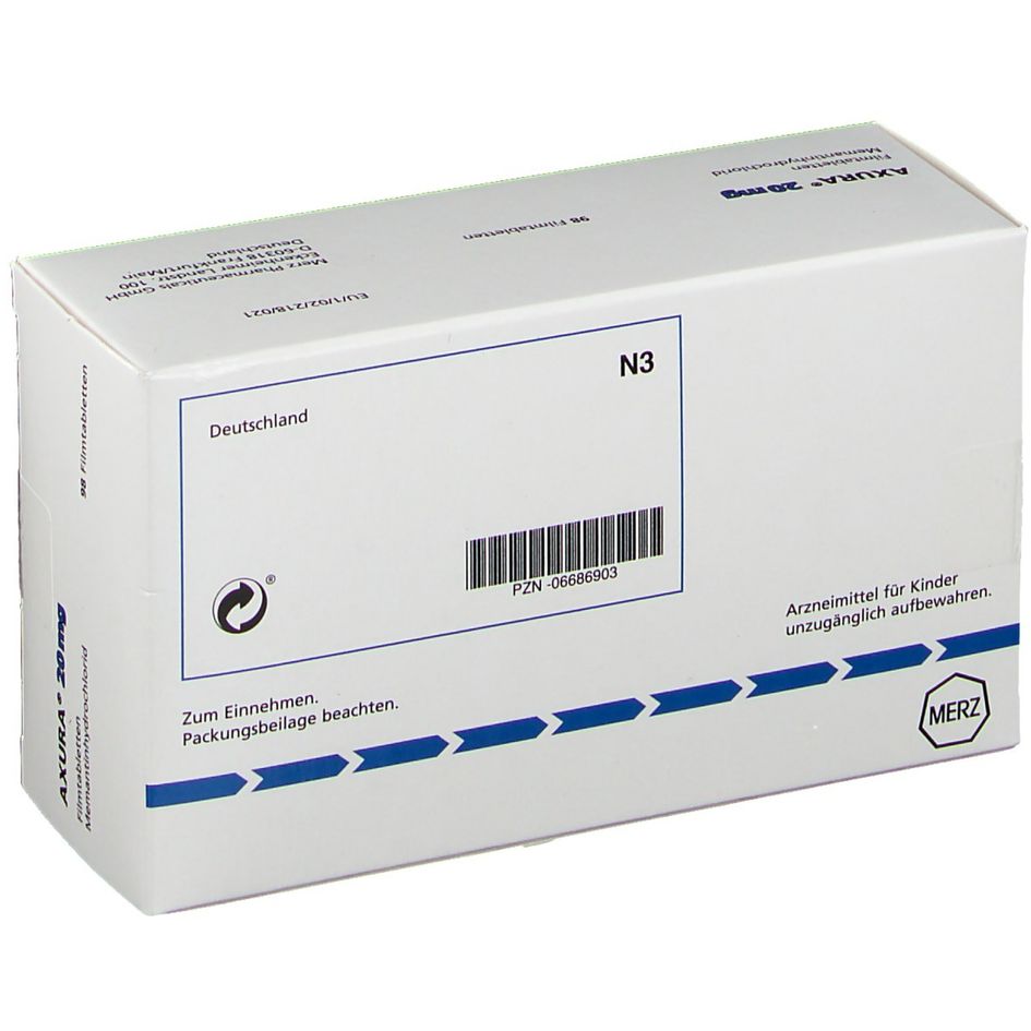 AXURA® 20 mg 98 St - shop-apotheke.com