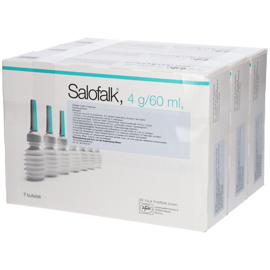 SALOFALK 4 g/60 ml Klysmen Rektalsuspension 21 St - shop-apotheke.com