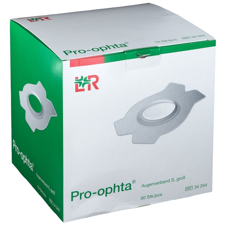 Pro-ophta® Augenverband S groß 50 St - shop-apotheke.com